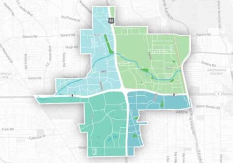 North Houston District Boundaries Map