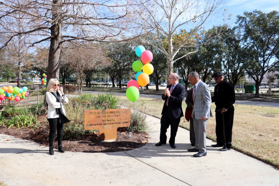 North Houston Park, New Sculpture Dedicated To Elvin Franklin, Jr ...