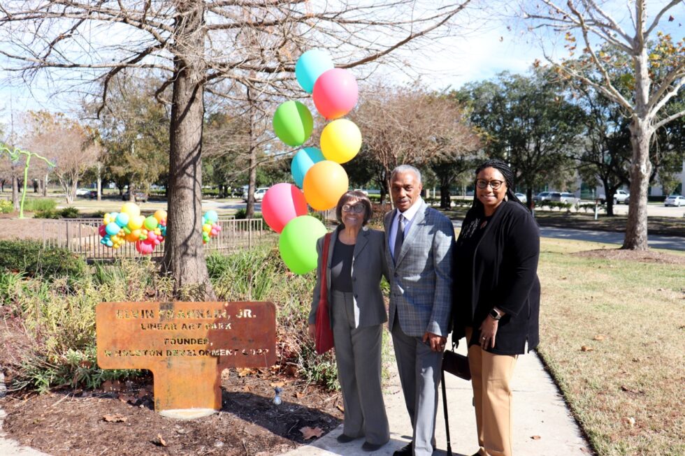 North Houston Park, New Sculpture Dedicated To Elvin Franklin, Jr ...